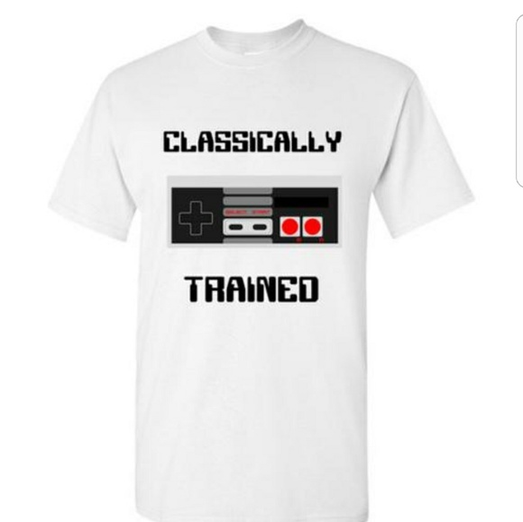 glamfoxx | Tops | Classically Trained Nintendo Gamer Tshirt | Poshmark